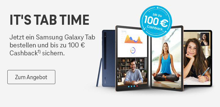 Samsung Galaxy Tablet Aktion: Bis zu 100 € Cashback sichern. - Telekom ...