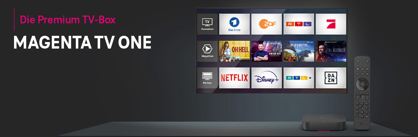 MagentaTV One: Der MagentaTV Receiver mit Cloudspeicher - Telekom Profis