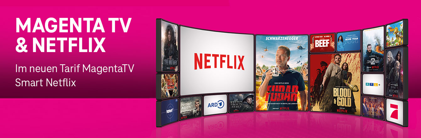 Neuer Tarif MagentaTV Smart Netflix - Telekom Profis