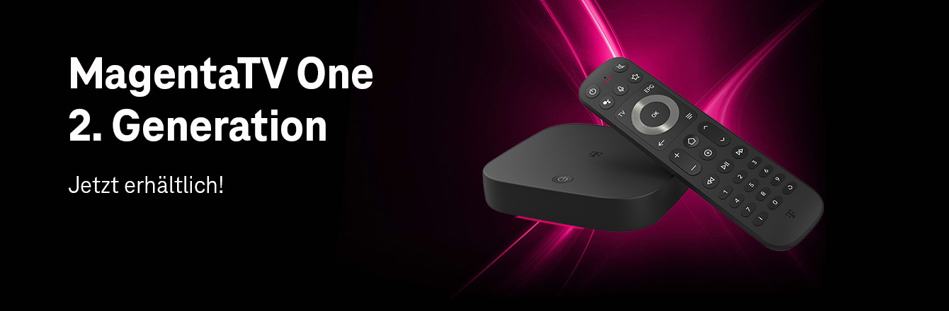 Die MagentaTV One geht in die 2. Generation - Telekom Profis