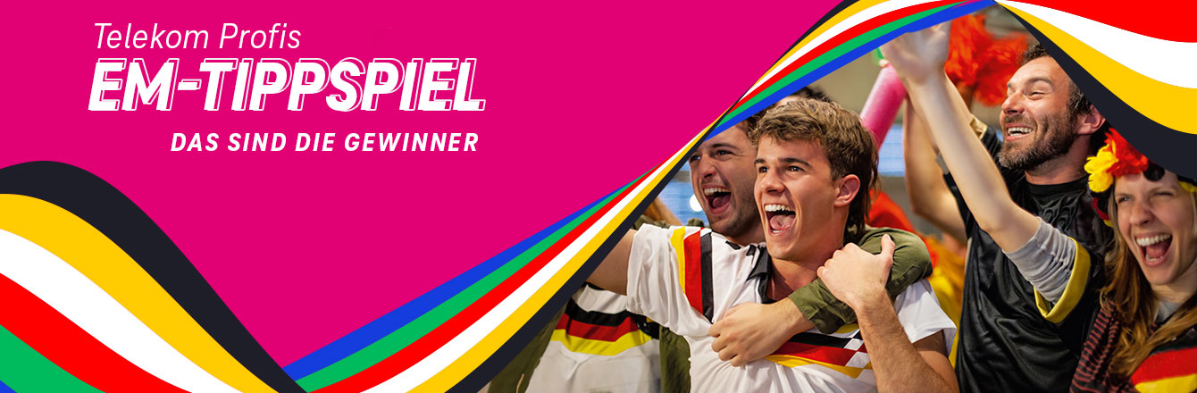 Dürfen wir mitteilen: Die Gewinner unseres Telekom Profis EM-Tippspiels ...