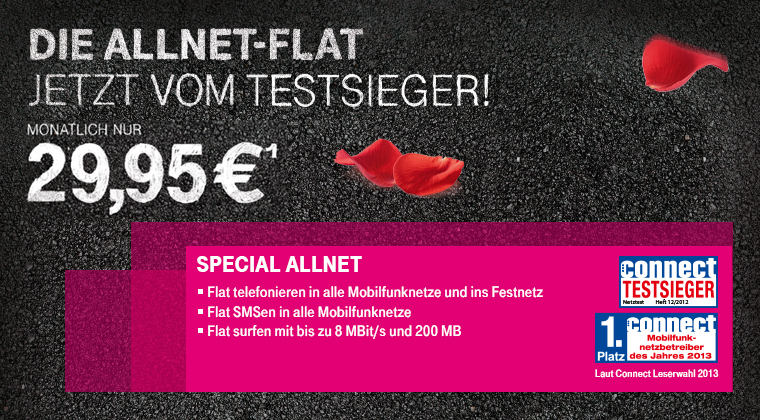 Allnet-Flat Paket: Vom Testsieger für nur 29,95 €! - Telekom Profis